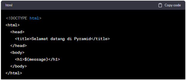 Pengenalan ke Web Development dengan Pyramid di Python