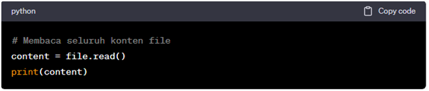 Cara Membaca dan Menulis File di Python