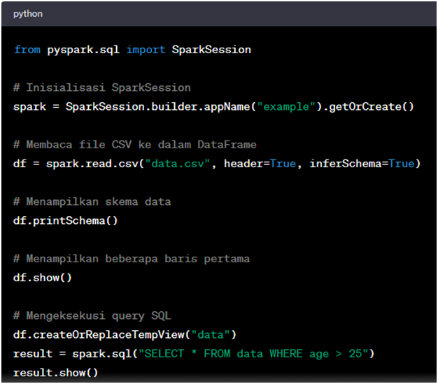 Cara Menggunakan PySpark untuk Big Data Processing
